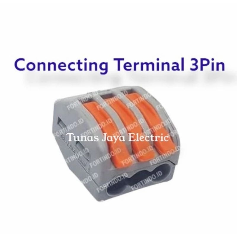 Jual Penyambung Kabel CMK-413 3Pin Connecting Terminal 32A/250V FORT ...
