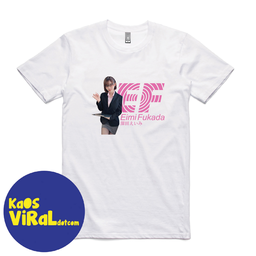 Jual BAJU KAOS PARODY EIMI FUKADA E F LOGO T-SHIRT DISTRO UNISEX ...
