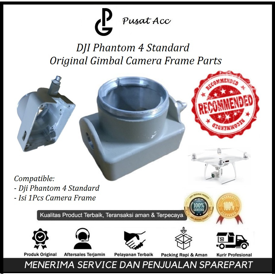 Jual DJI Phantom 4 Standard Gimbal Camera Frame Original for Phantom 4 ...