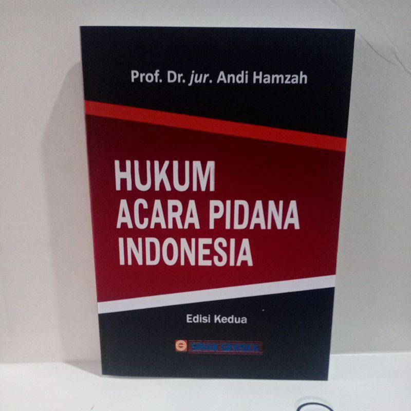 Jual Buku Hukum Acara pidana Indonesia Oleh Prof Dr Jur Andi Hamzah ...