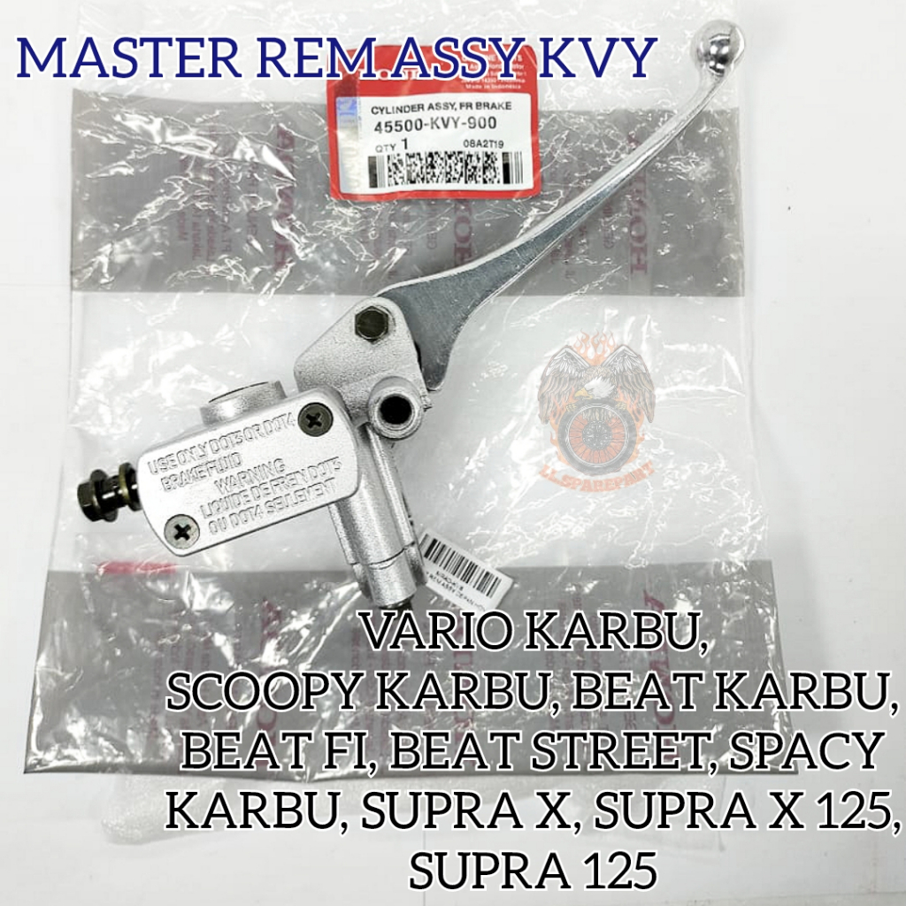 Jual MASTER REM DEPAN ASSY HONDA KVY SILVER KUALITAS ASLI ORIGINAL ...