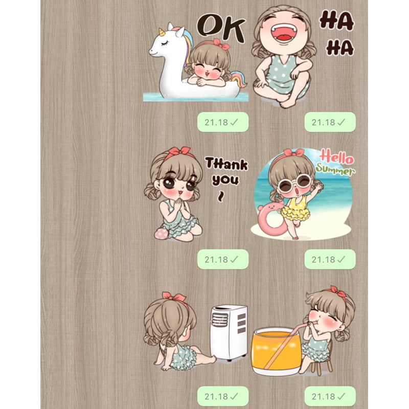 Jual PAKET STIKER WHATSAPP GIRL ( NON GERAK ) | Shopee Indonesia