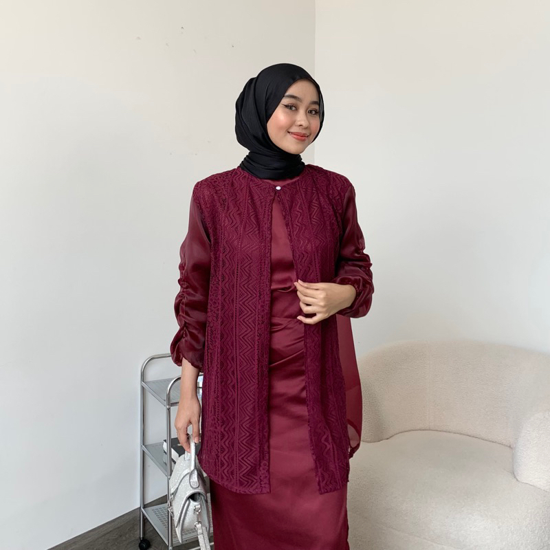 Jual ZALINA Outer Organza / Outer Organza / Outer kondangan by DEZHAF ...