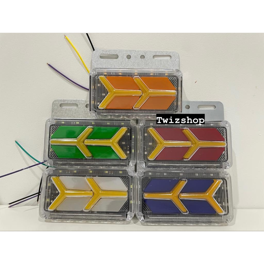 Jual Lampu Bak Truk Panah 24V Sein Running / LED Bak Truck Panah 24 Volt 12V | Shopee Indonesia