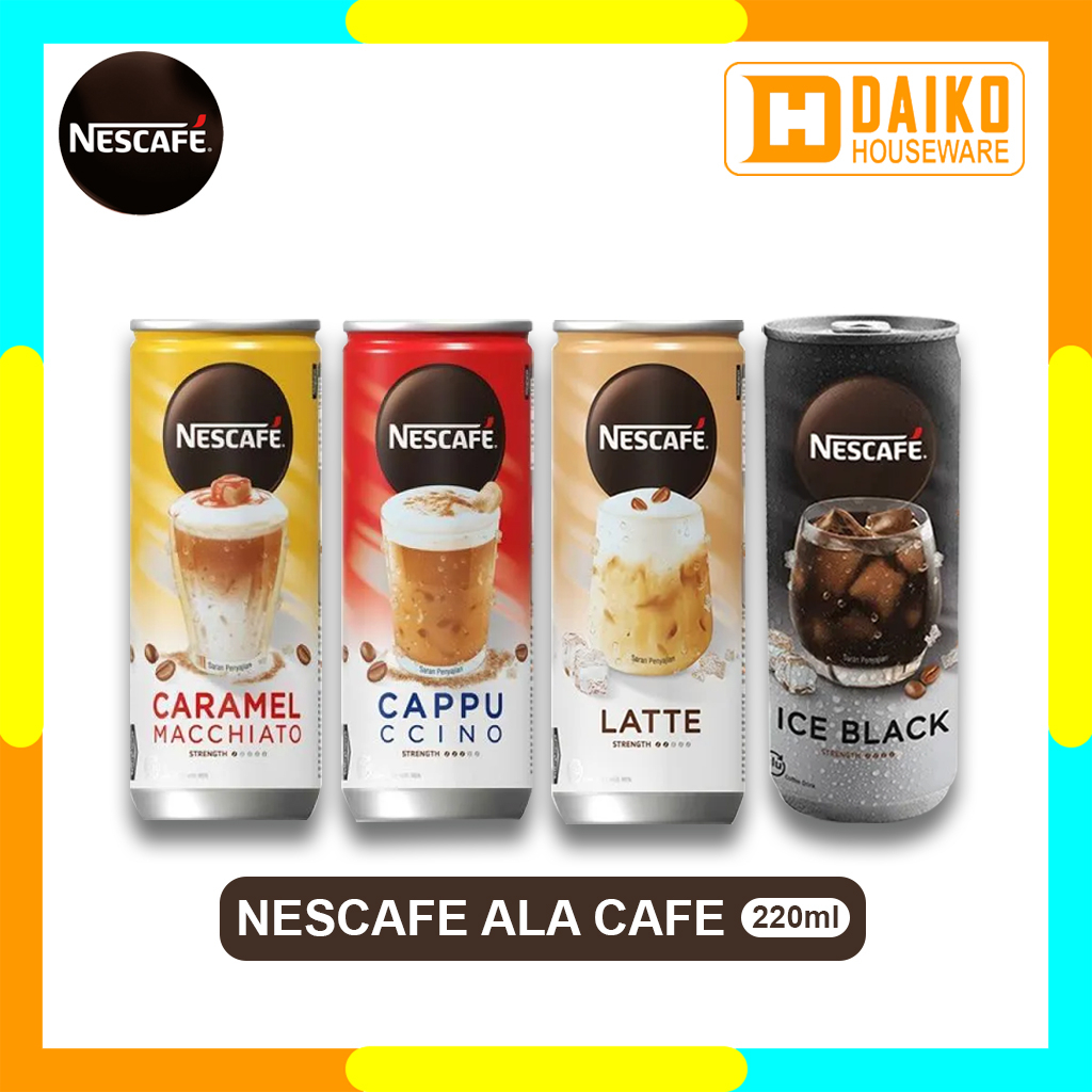 Jual Kopi Instan Siap Minum Nescafe Ala Cafe Kaleng 220ml Can Instant ...