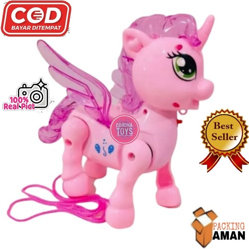Jual COD PROMO 66-005191 MAINAN MURAH ANAK BONEKA ROBOT KUDA PONYI BISA ...