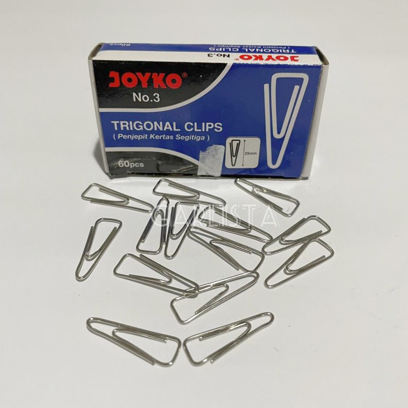 Jual Paper Clip Joyko No 3 (25mm) / Triagonal Clip / Klip Kertas Joyko ... Jual Paper Clip Joyko No 3 (25mm) / Triagonal Clip / Klip Kertas Joyko ...