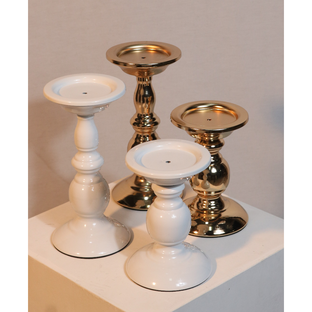 Jual Pillar Shape Candle Holder Tempat Lilin Dekorasi Wedding Pelaminan ...