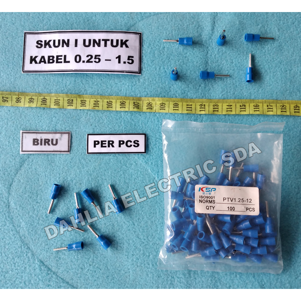 Jual SKUN I UNTUK KABEL 0,25-1,5 (BIRU) PER PCS | Shopee Indonesia