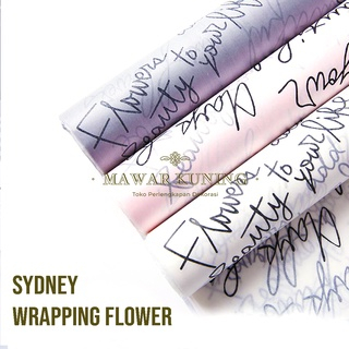 Jual [ 5 Lembar ] Sydney Wrapping Flower / Kertas Wrapping Bunga - CBWF ...