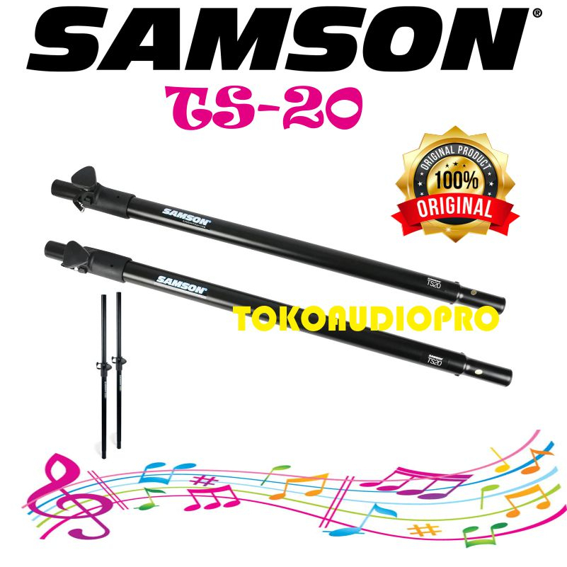 Jual Stand Samson TS20 Satellite Mounting Poles Speaker Stand (Pair ...