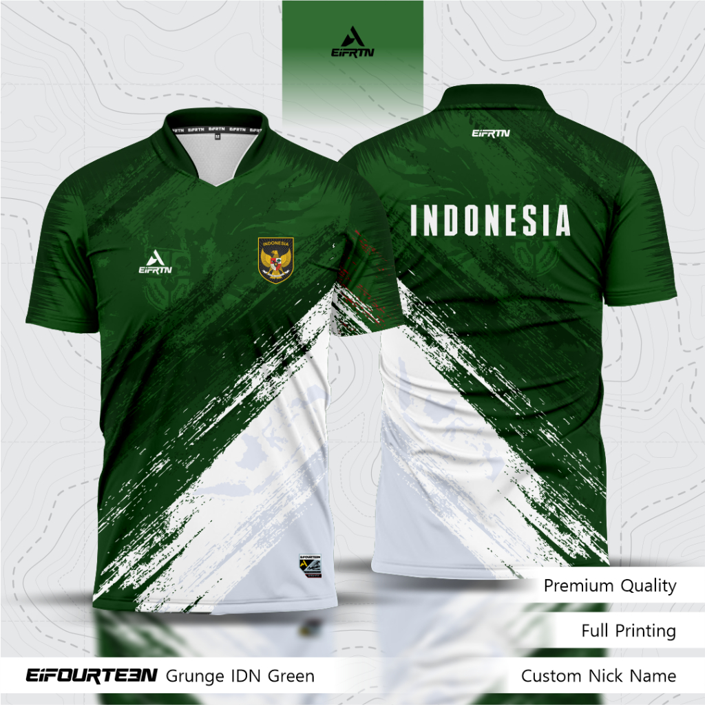Jual MTSHIRT Baju Kaos Jersey Running Badminton Sepakbola Timnas HUT RI ...