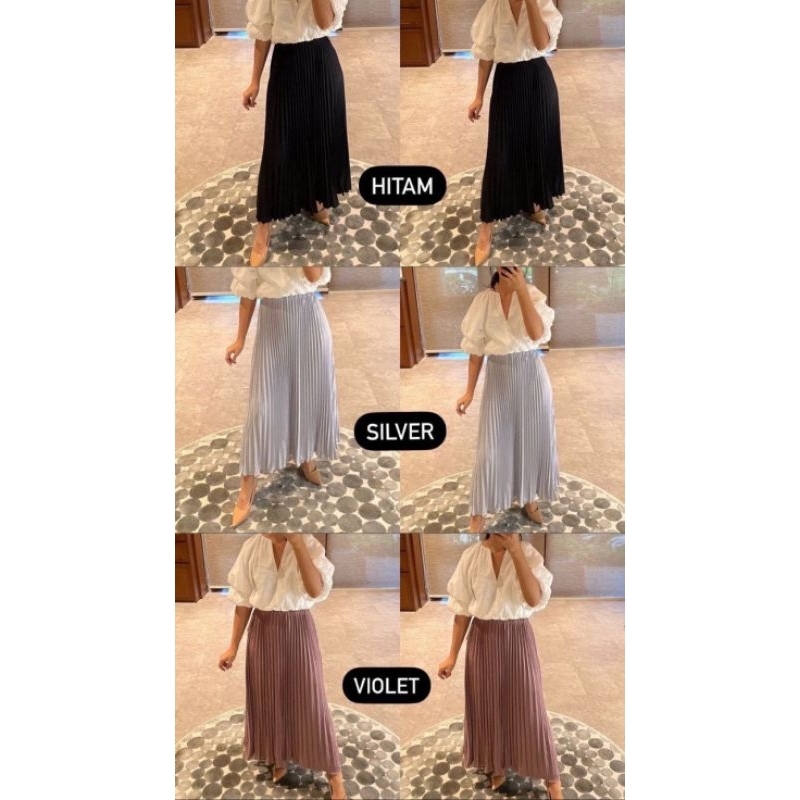 Jual ROK PANJANG PLISKET PREMIUM | Shopee Indonesia