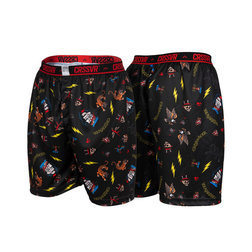 Jual BOXER PANTS CROSSOVER "FLASH" BLACK | Shopee Indonesia