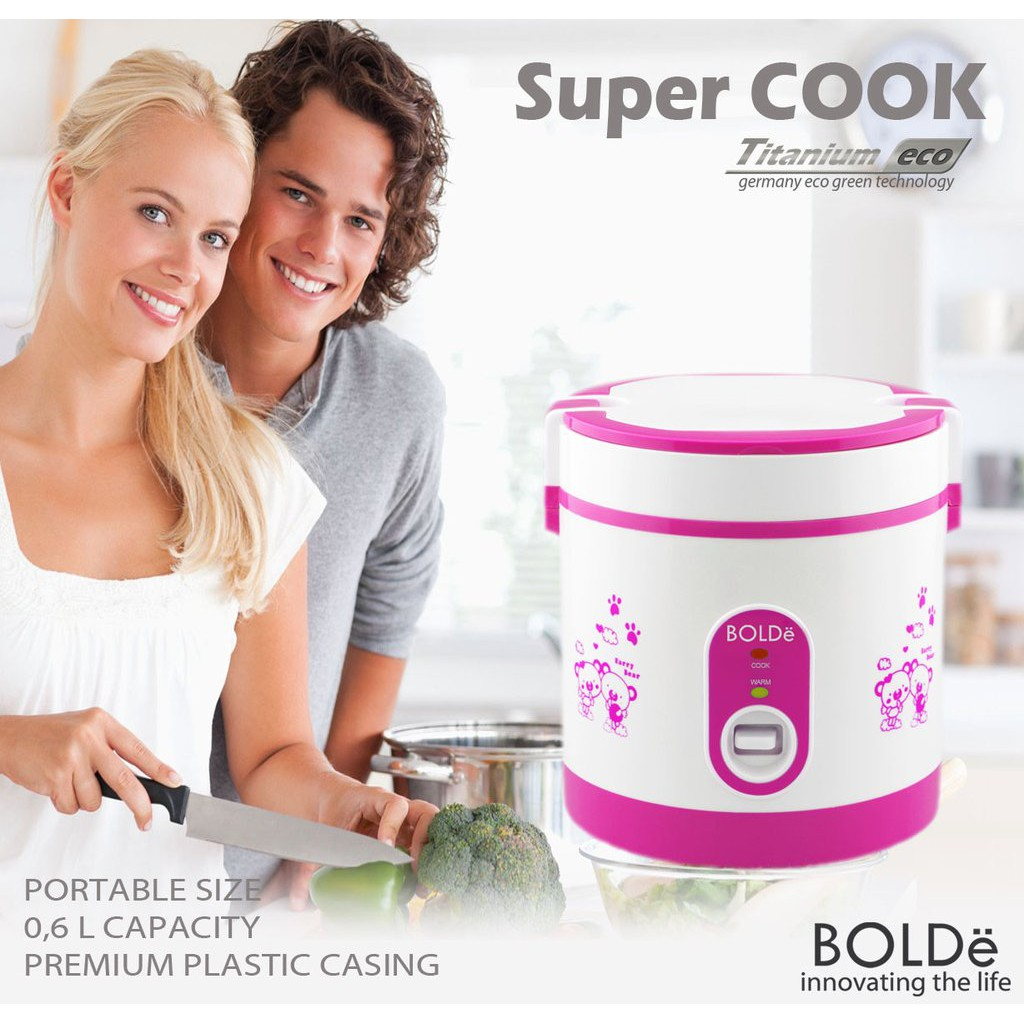 Jual BOLDe SUPERCOOK TITANIUM ECO MAGIC COM RICE COOKER MINI KAPASITAS ...