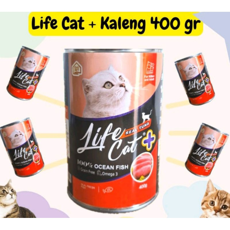 Jual Life Cat Plus Makan Kucing Basah Kaleng Wet Food 400gr | Shopee ...