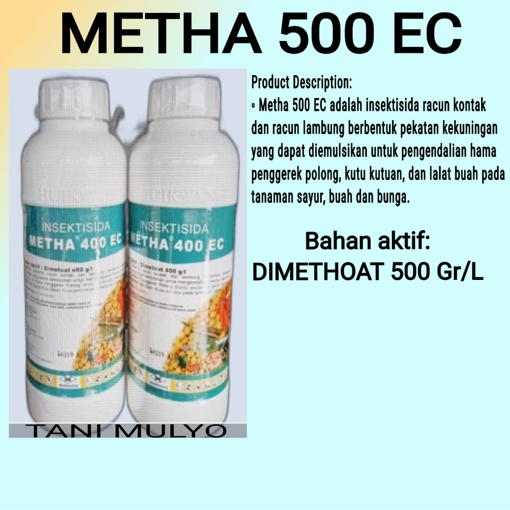 Jual METHA 500 EC 500 ML | Shopee Indonesia
