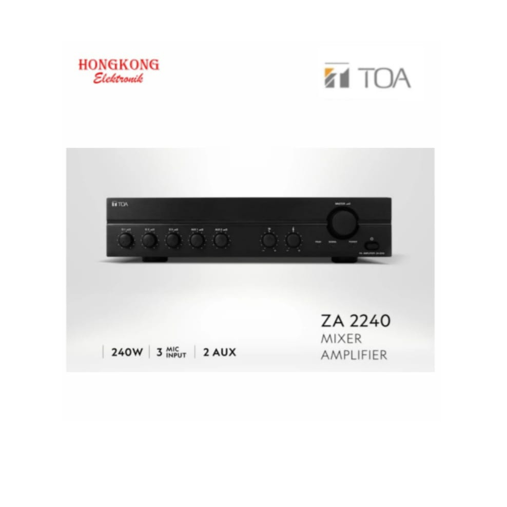 Jual AMPLI TOA MIXER AMPLIFIER ZA 2240 TOA 240WATT | Shopee Indonesia