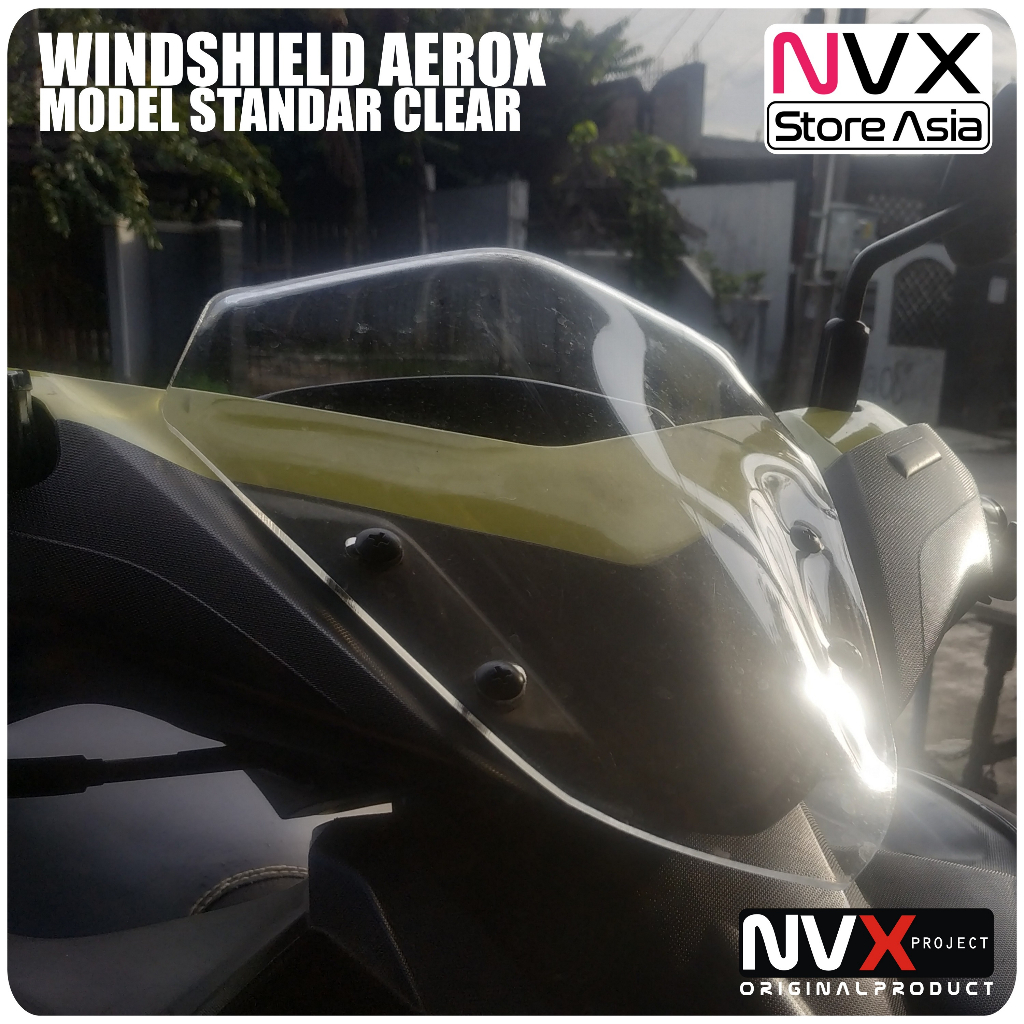 Jual Winshield Windshield Aerox Standar Bening , visor aerox, new aerox ...
