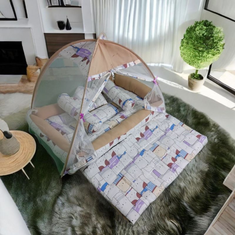 Jual 1 Set Kasur Bayi Kelambu FREE Bedcover | Kasur bayi | Matrass baby ...