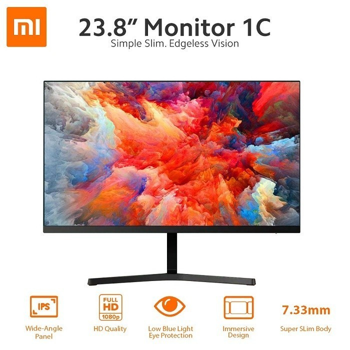 Jual Xiaomi Mi 23.8 Inch Desktop Monitor 1C - Monitor 24 inch Xiaomi ...