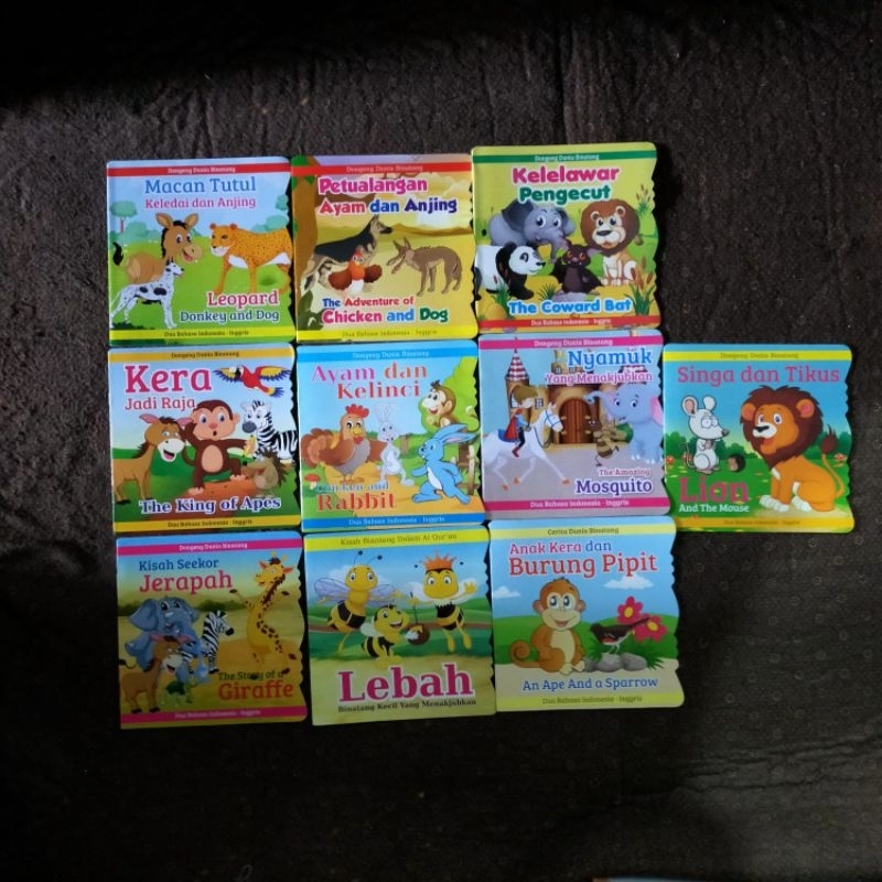 Jual CERITA ANAK DONGENG DUNIA BINATANG FULL COLOUR KELELAWAR PENGECUT ...