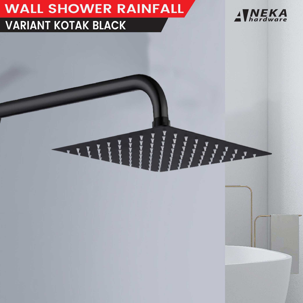 Jual Wall Shower Mandi 10 inch Stainless Steel / Shower Tanam | Shopee ...