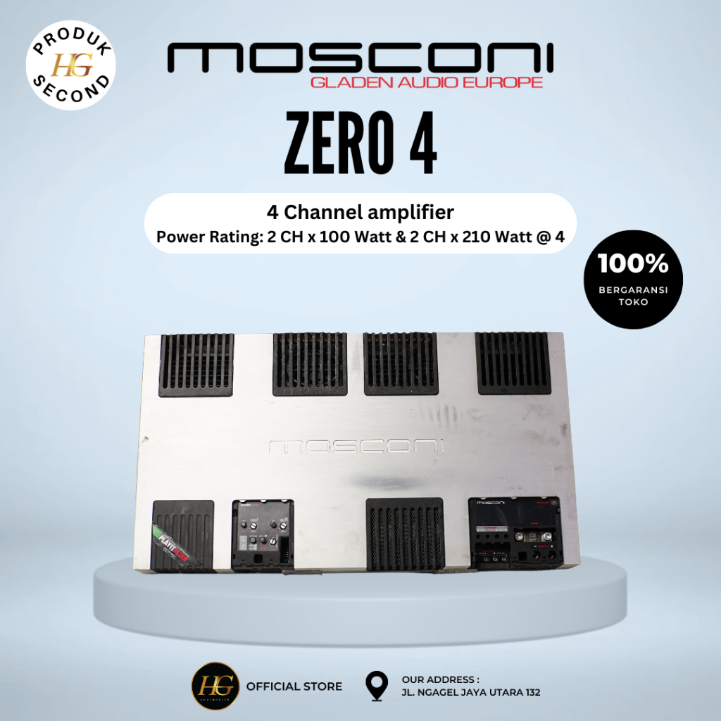 Jual Power Amplifier Mosconi Zero 4 (second) | Shopee Indonesia