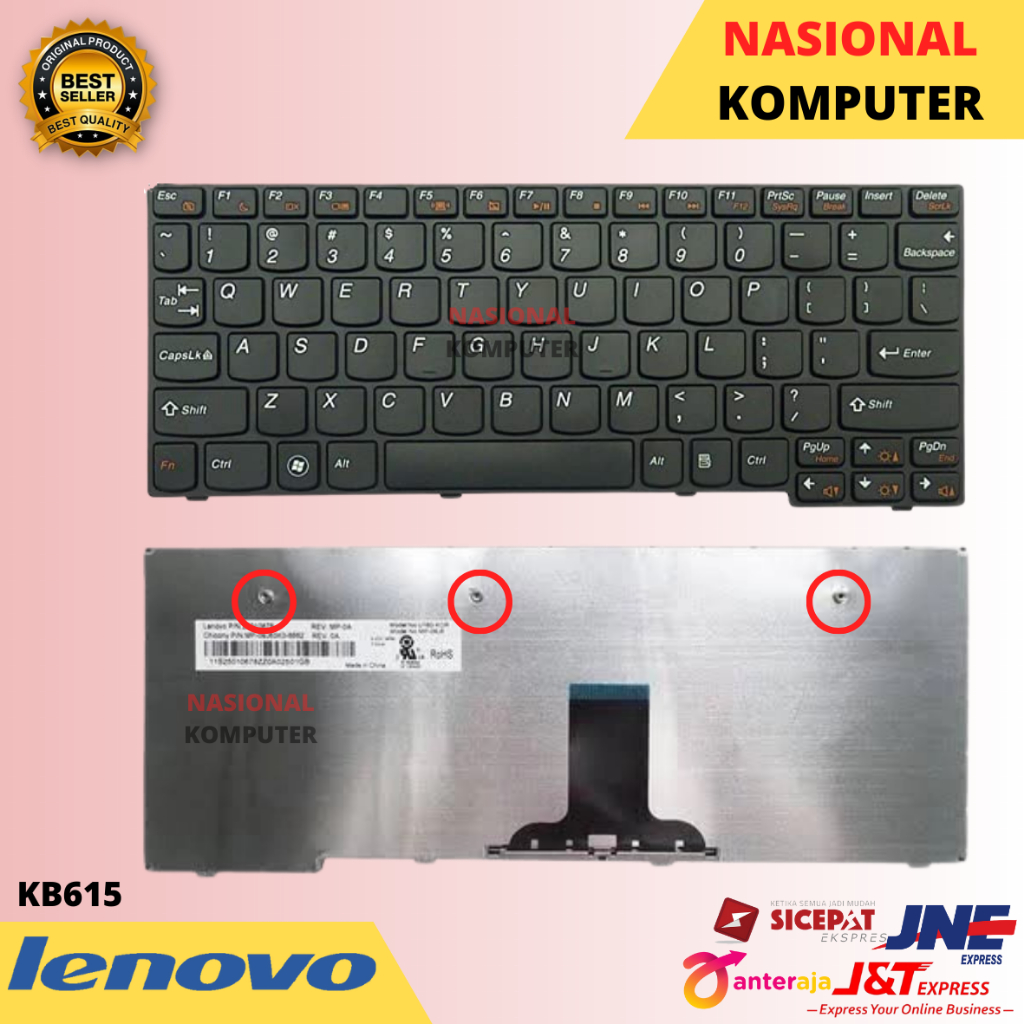 Jual Keyboard Laptop Lenovo E10 E10-30 E10-30-N2830 E10-30-N2840 ...