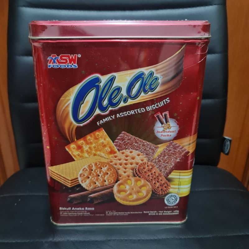Jual Ole Ole Biscuits Assorted Kaleng 650g/ Ole Ole Biskuit Kaleng ...