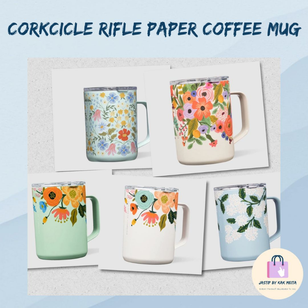 Jual [PRE-ORDER] CORKCICLE RIFLE PAPER CO. SERIES COFFEE MUG ORIGINAL ...