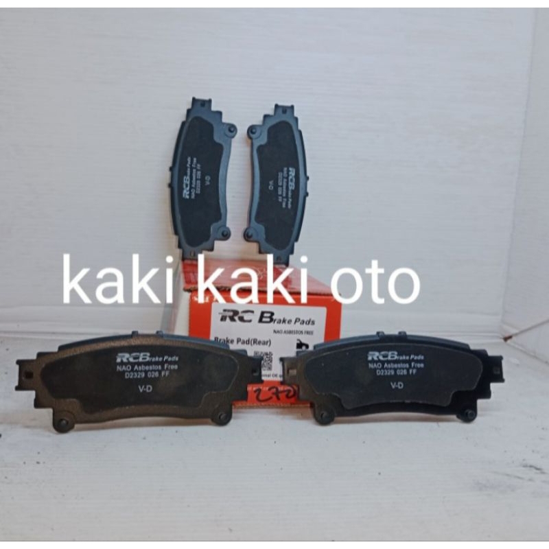 Jual kampas rem belakang brake pad rear lexus new rx300 rx-300 new ...