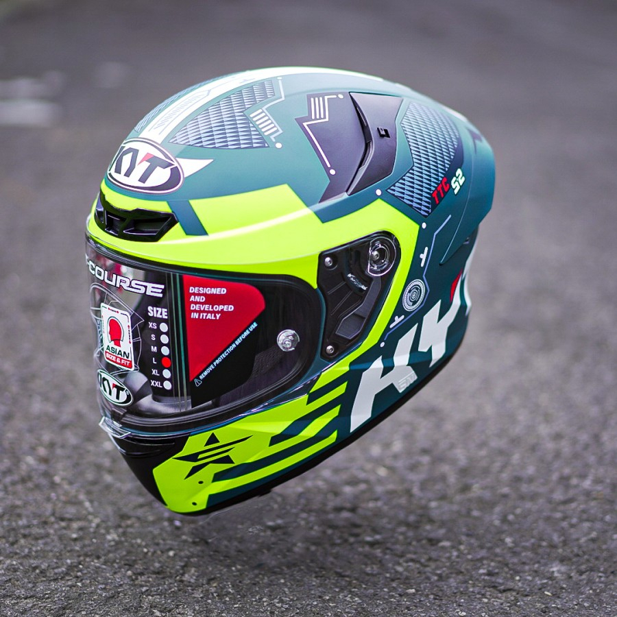 Jual KYT TT Course Fuselage Yellow | Shopee Indonesia