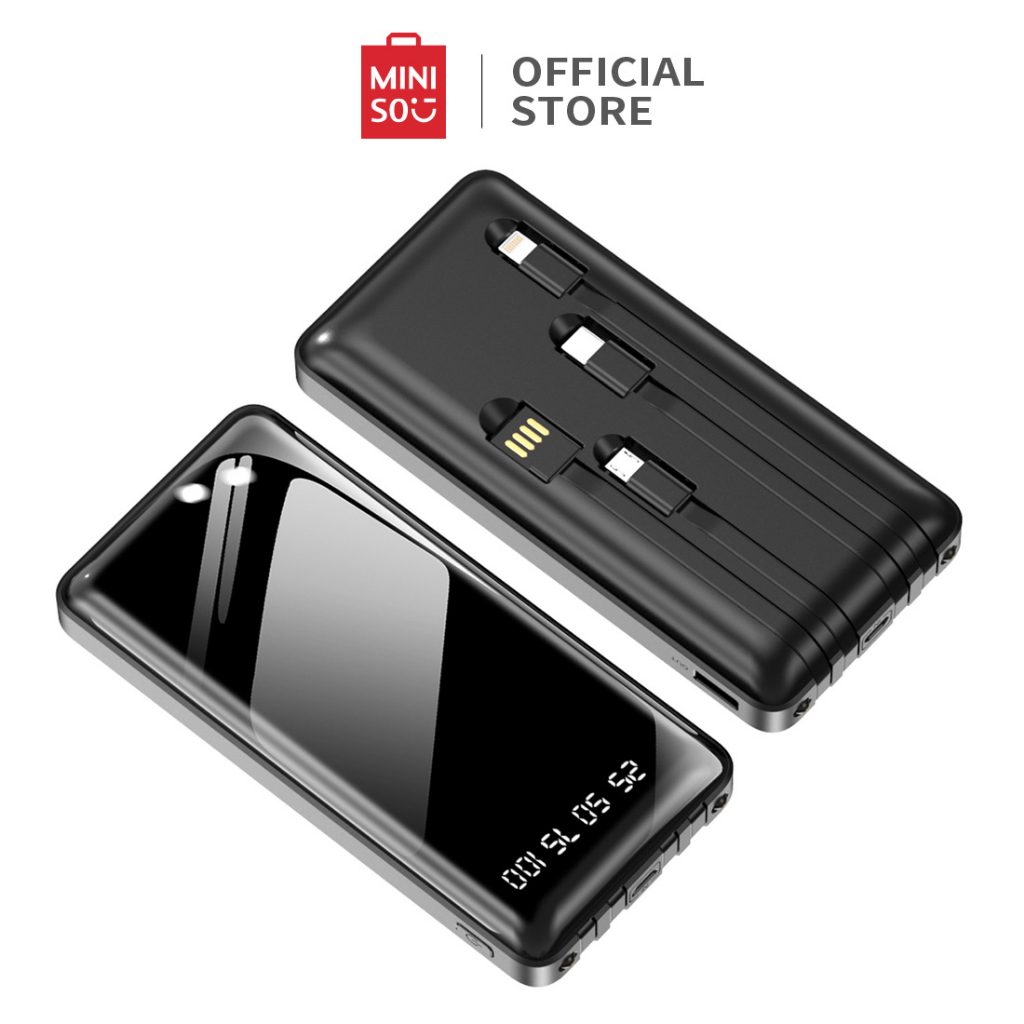 Jual MINISO Powerbank 10000 mah Gelas Hisap Portabel Daya Ponsel Mircro ...