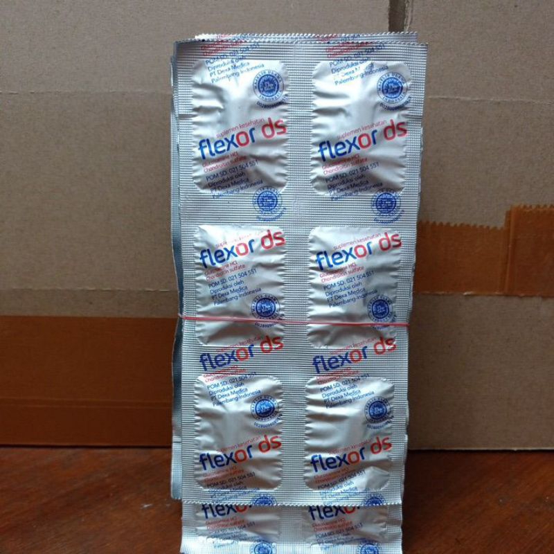 Jual Flexor DS suplemen tulang sendi/strip 6 kaplet | Shopee Indonesia
