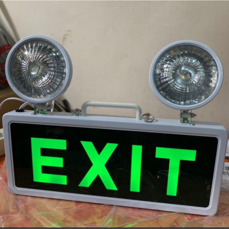 Jual lampu emergency exit led Mata kucing twin spot Hokito | Shopee Indonesia