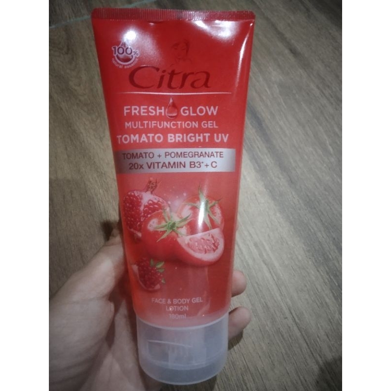 Jual Citra Fresh Glow Tomato Bright UV 180ml | Shopee Indonesia