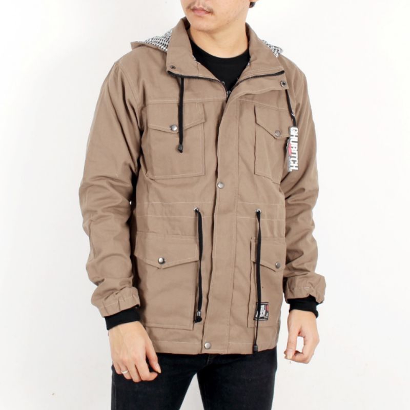 Jual jacket parka pria parca jaket tactical polos original ...
