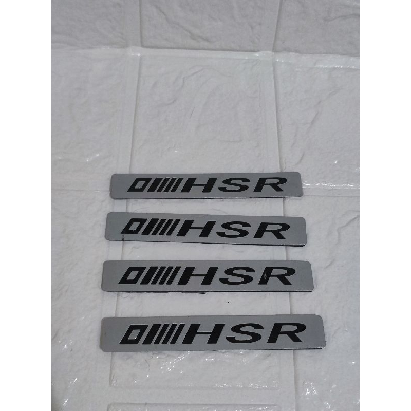 Jual Logo Hsr Original // sticker Velg Mobil Hsr Ukuran 9.5 cm | Shopee ...