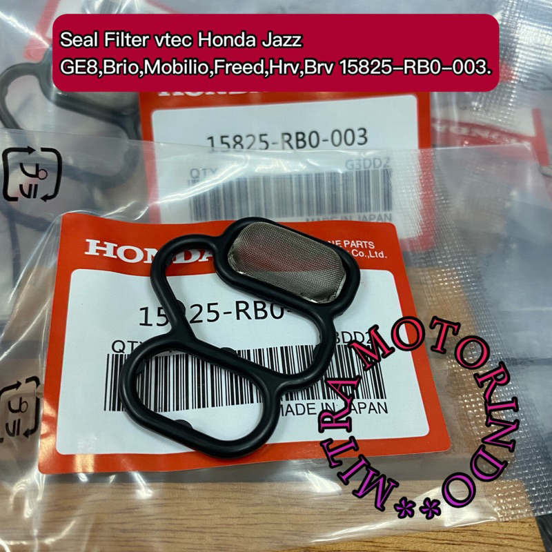Jual Seal Vtec Honda jazz Ge8,Brio,Mobilio,Freed,Brv,Hrv, 15825-RB0-003 ...