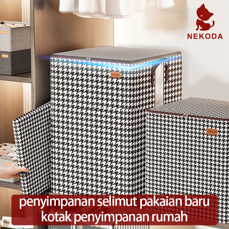 Jual Kotak Baju Kuping Storage bag jumbo Keranjang Baju Tempat pakaian ...