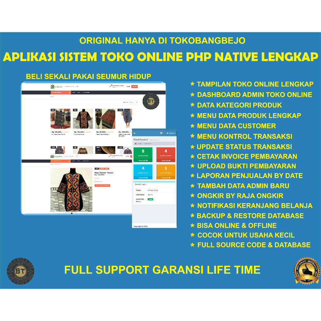 Jual APLIKASI WEB SOURCE CODE TOKO ONLINE HITUNG ONGKIR OTOMATIS PHP 7 ...