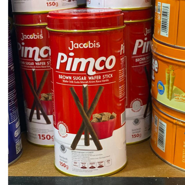 Jual PIMCO BROWN SUGAR WAFER STICK 150GRAM / ASTOR COKLAT WAFER ROLL ...