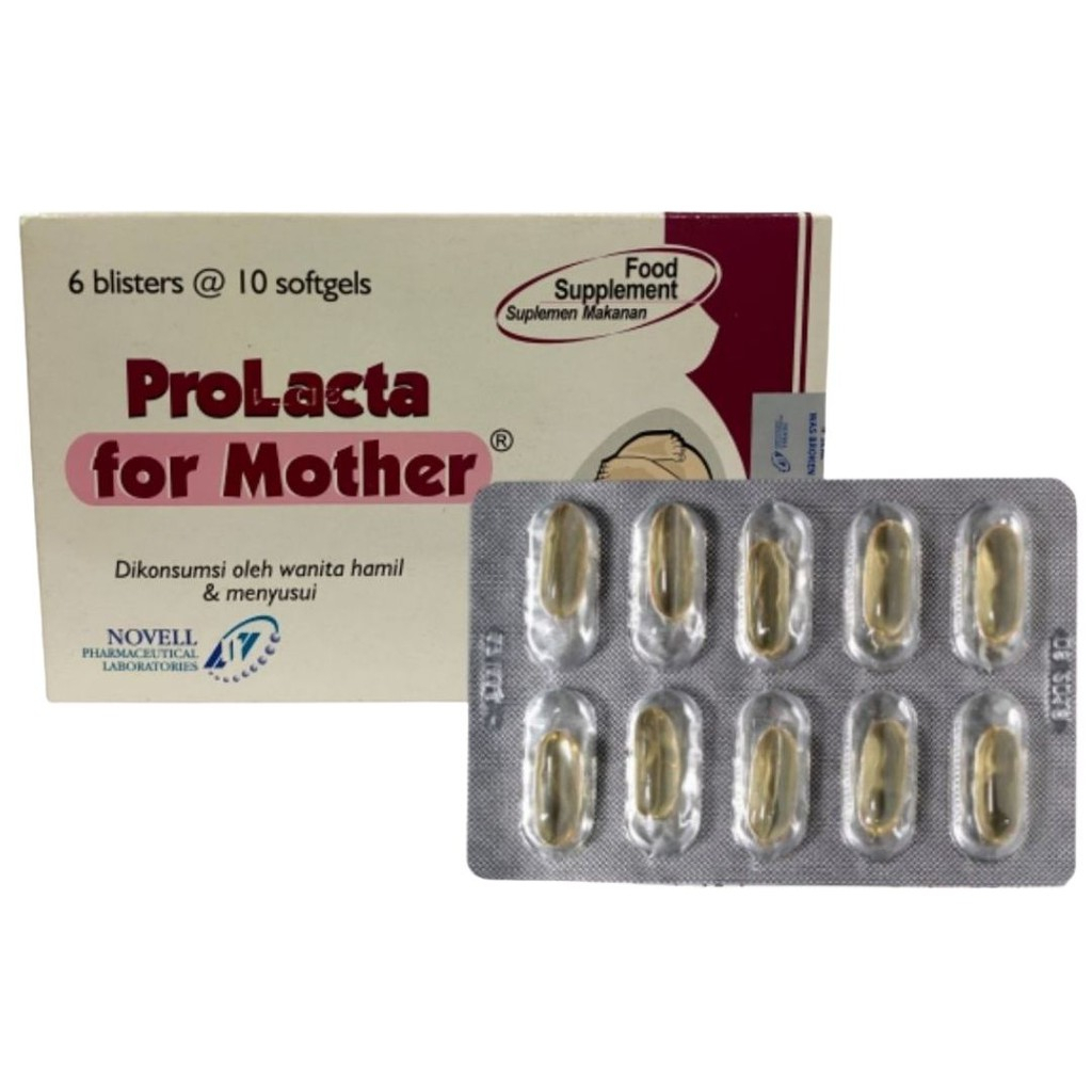Jual Prolacta for Mother Strip Isi 10 Softgel Mengandung DHA | Shopee ...
