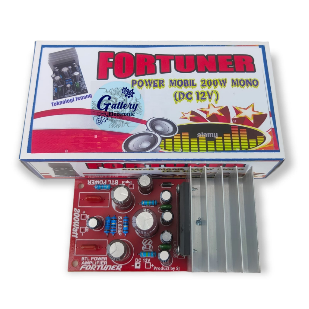 Jual Kit Driver Power Mobil FORTUNER Mono DC 12 volt BTL 200 Watt ...