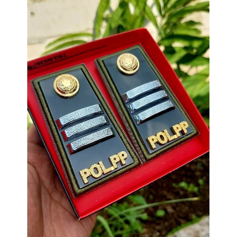 Jual Pangkat polpp 2c lis hijau - pangkat satpolpp 2c | Shopee Indonesia