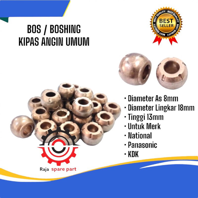 Jual BOSING KIPAS ANGIN | BOSHING KIPAS UMUM 8 MM | Shopee Indonesia