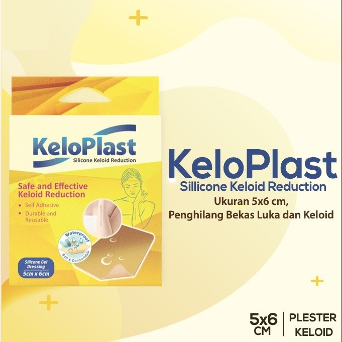 Jual KeloPlast Silicone Keloid Reduction 5x6 Cm | Shopee Indonesia