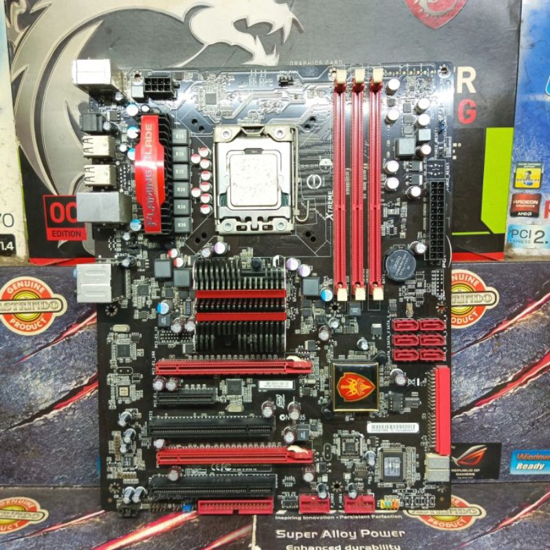 Jual Motherboard Intel X58 Foxconn Flaming Blade GTI Socket LGA 1366 DDr3 | Shopee Indonesia