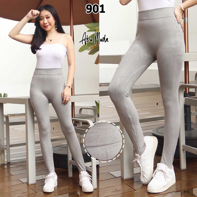 Jual LEGGING BASIC POLOS HIGHWAIST / LEGING PANJANG WANITA / LEJING HW FIT TO XXL | Shopee Indonesia